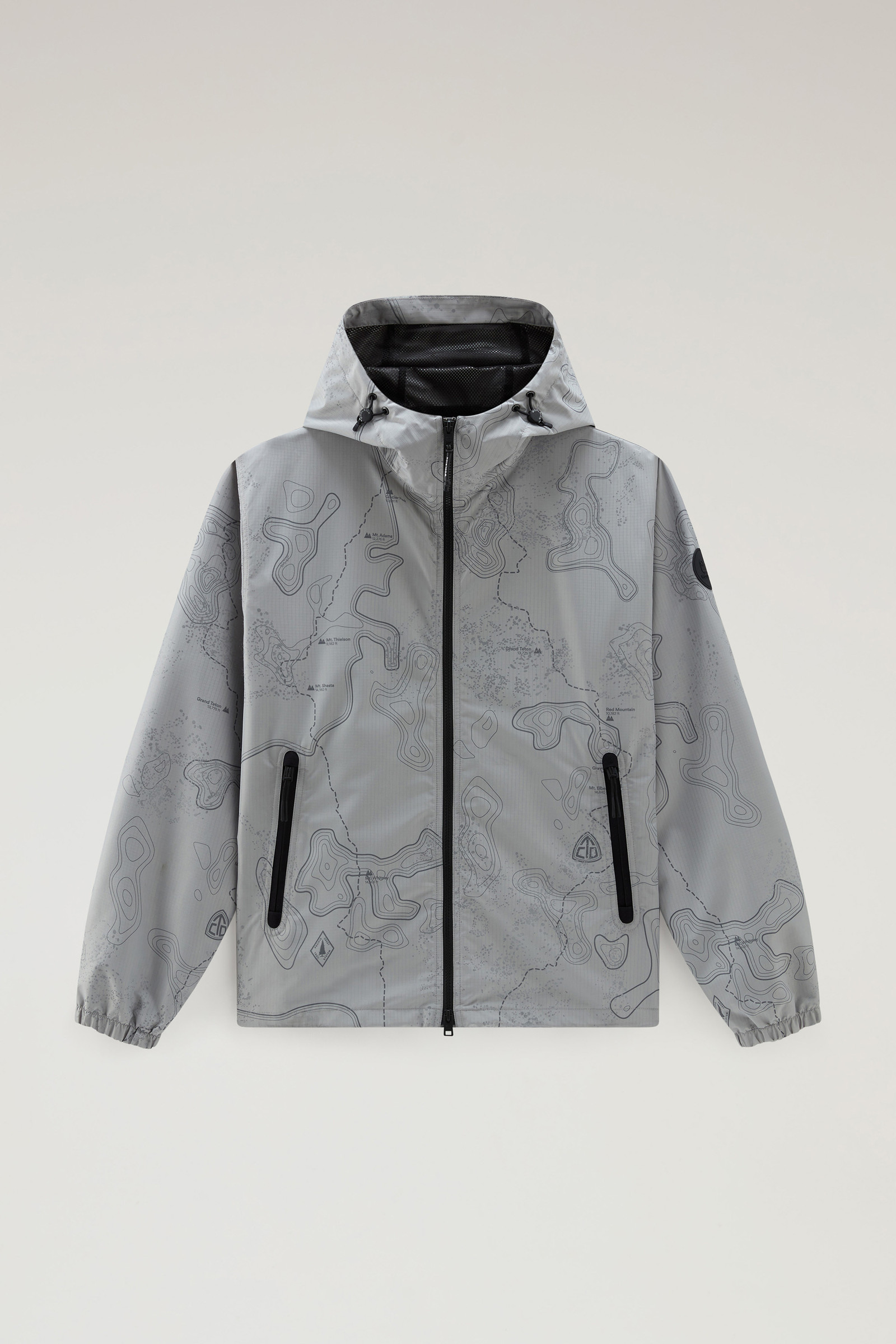Men's Reflective Jacket in Ripstop Fabric Grey | Woolrich USA